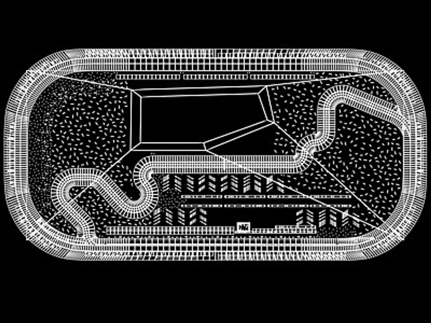 3d Indianapolis Road Course Indy Race Model