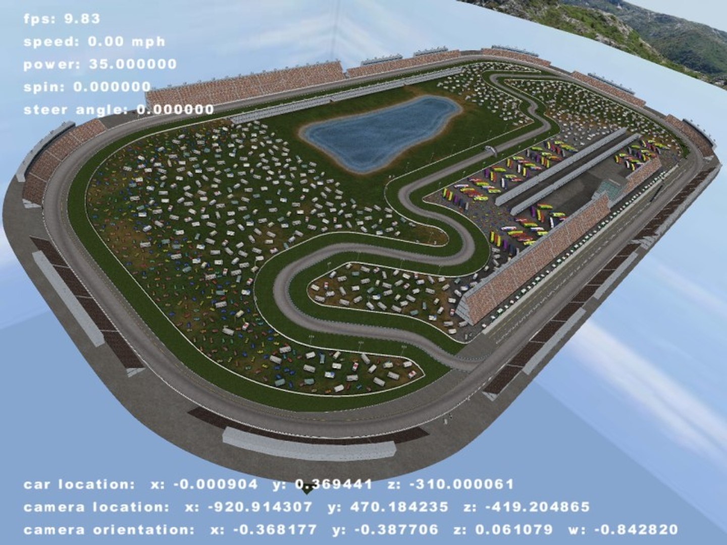 3d Indianapolis Road Course Indy Race Model
