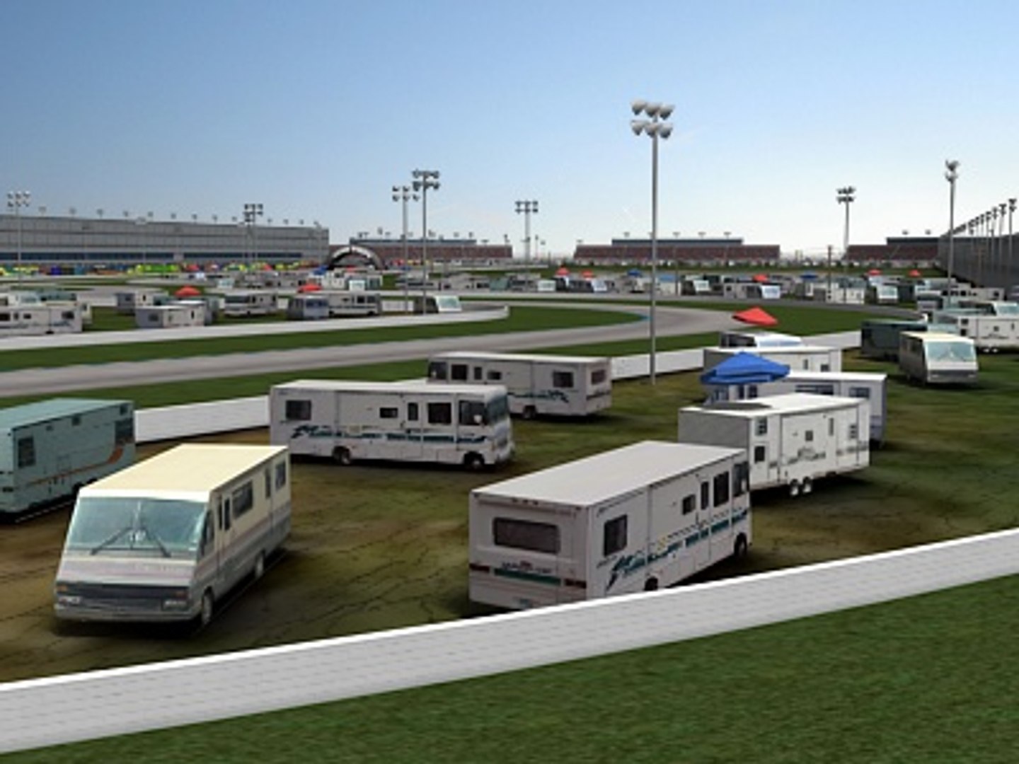 3d Indianapolis Road Course Indy Race Model