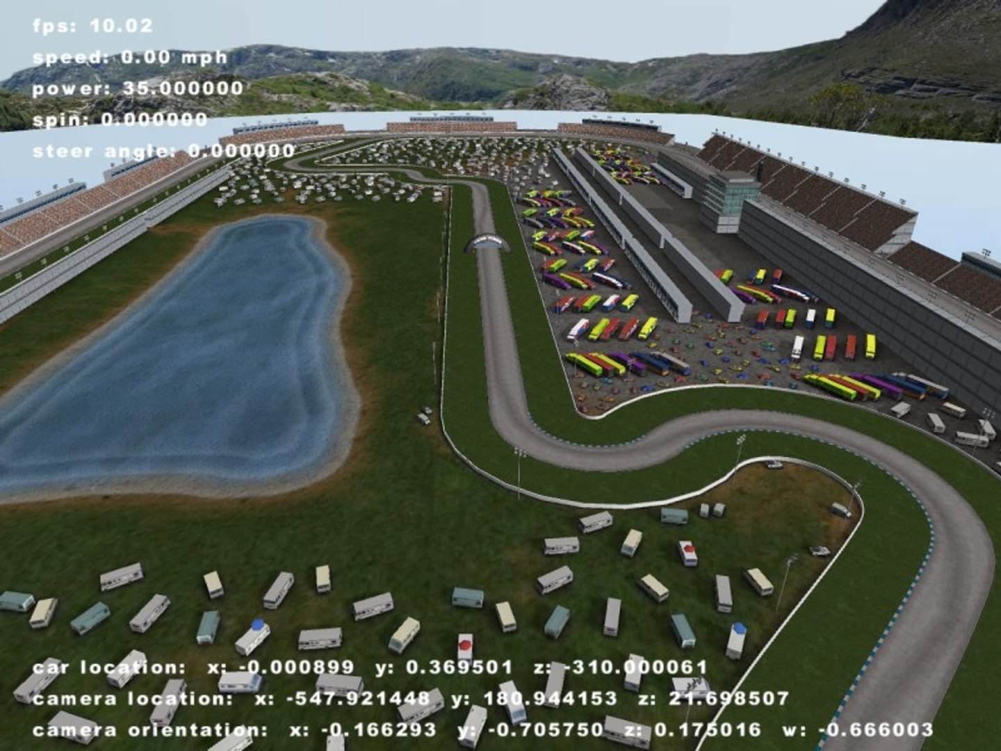 3d Indianapolis Road Course Indy Race Model