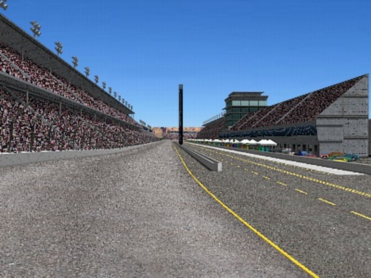 3d Indianapolis Road Course Indy Race Model