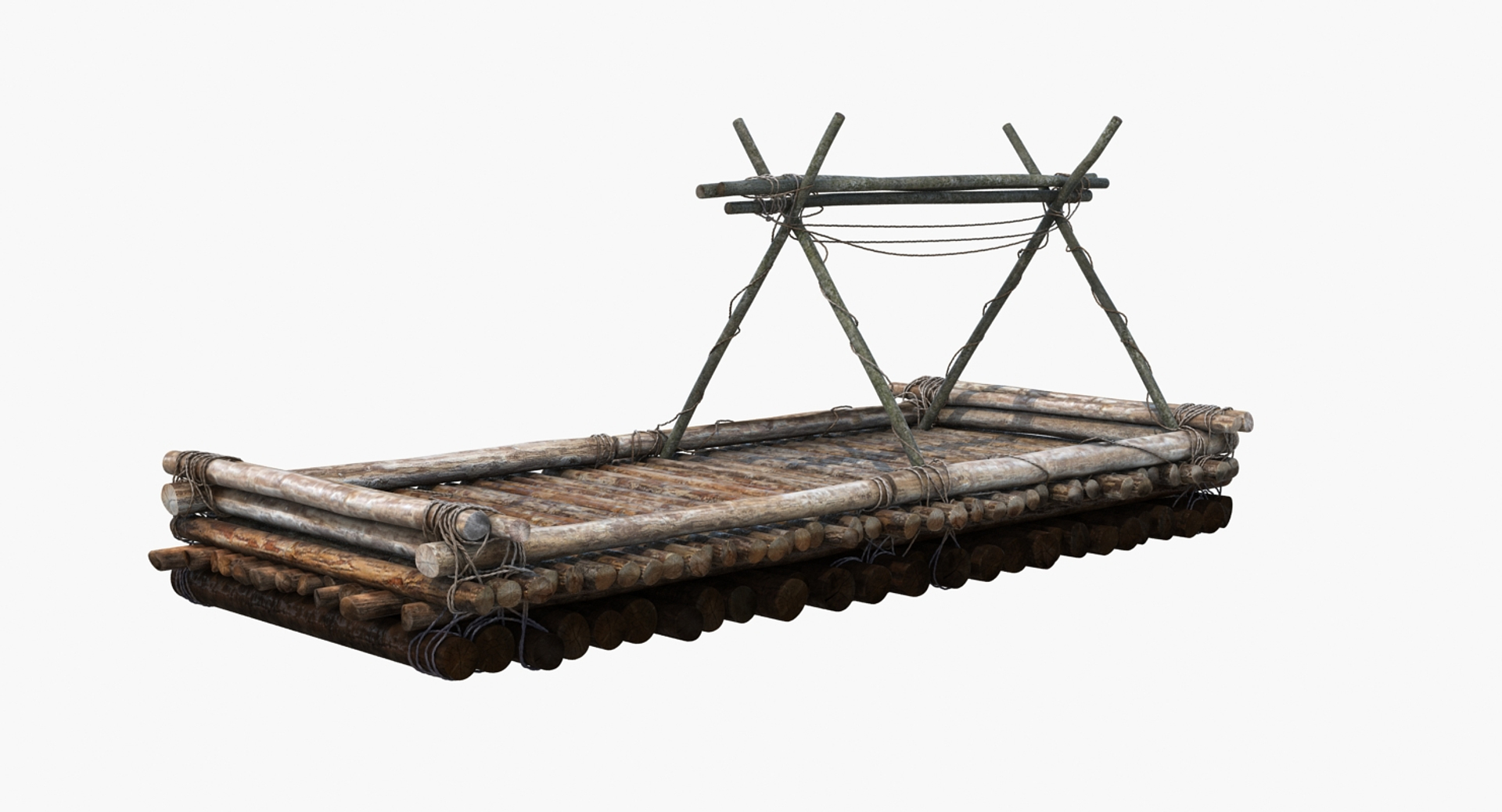 Free Wooden Raft 3D Model - TurboSquid 1394410