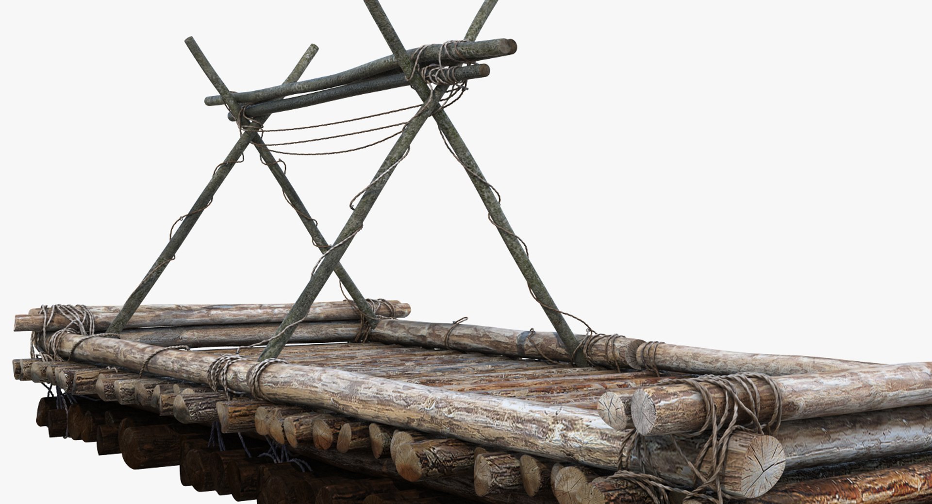 Free Wooden Raft 3D Model - TurboSquid 1394410