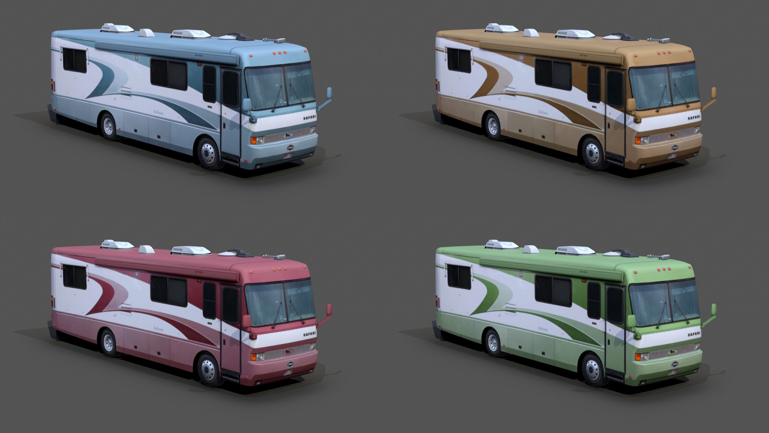 Safari Sahara RV 2000 3D - TurboSquid 1789705