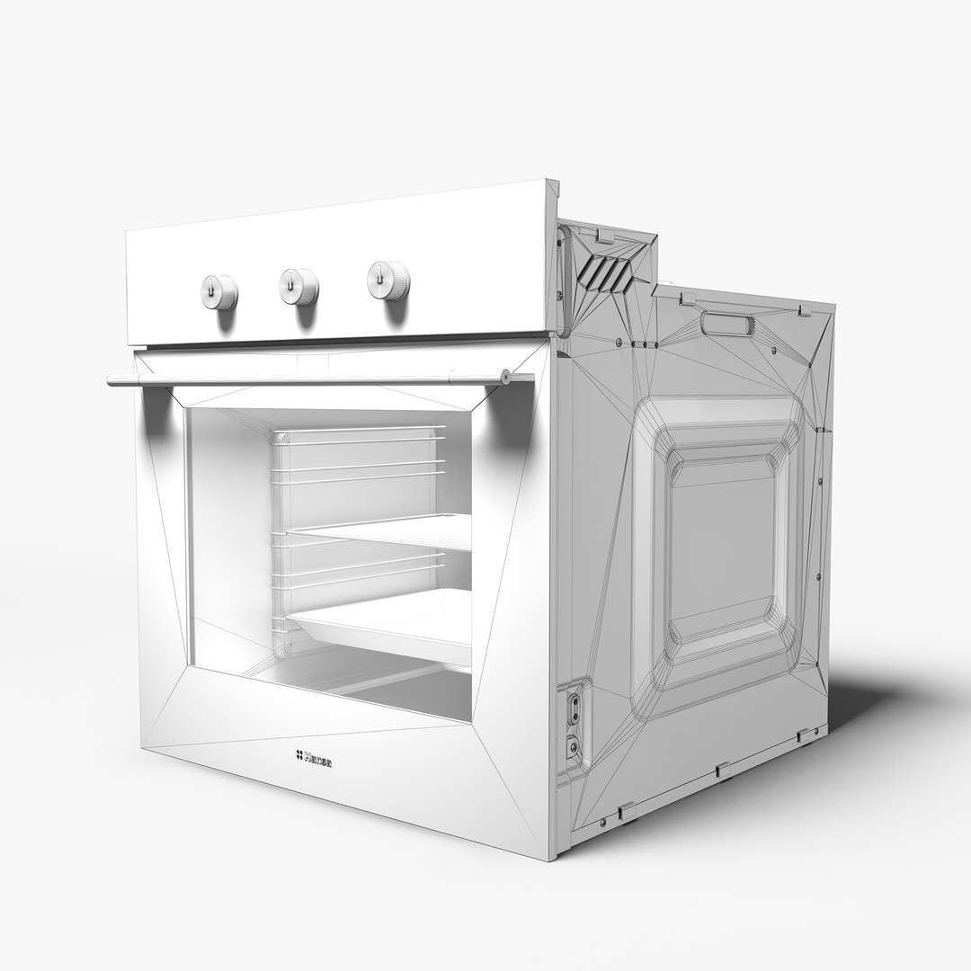 3D Hansa BOEI 68112 Oven Model - TurboSquid 2167867