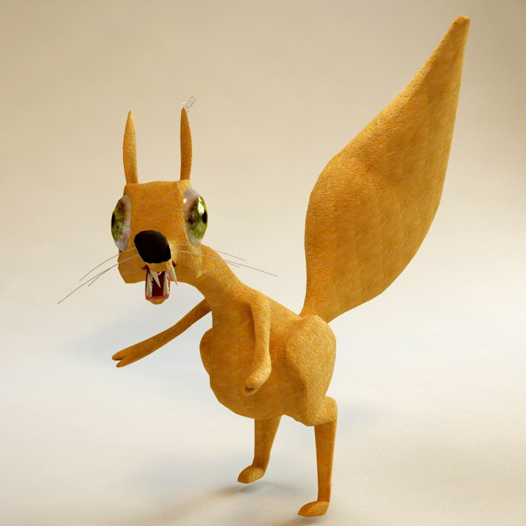 squirrel animation 3d max