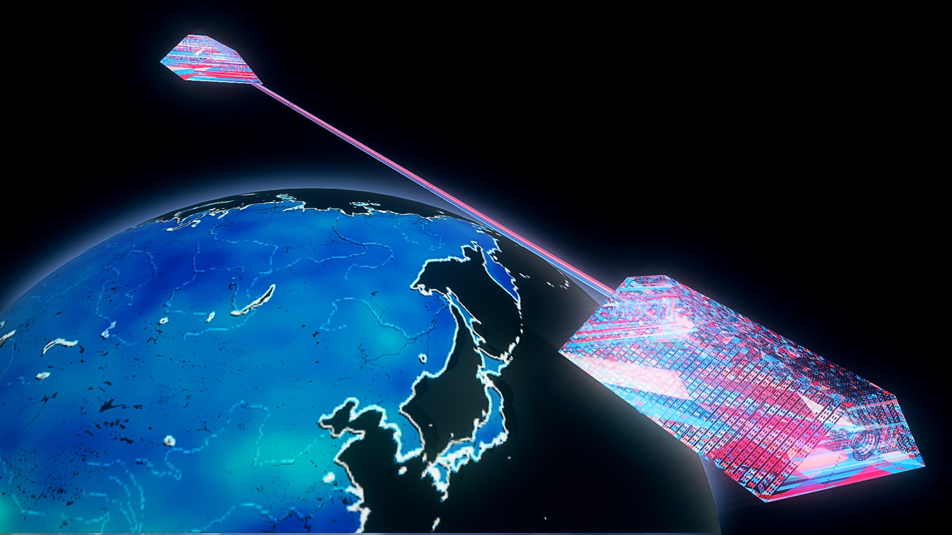 3d model earth observation satellite grace