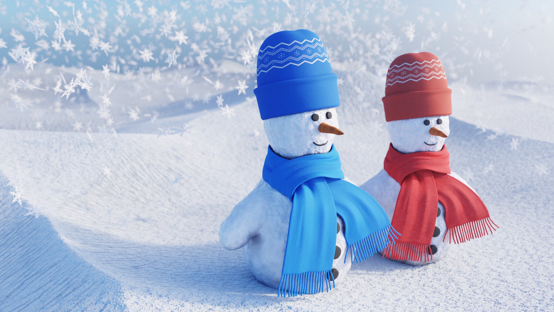 Winter Scene 3D Model - TurboSquid 1655083