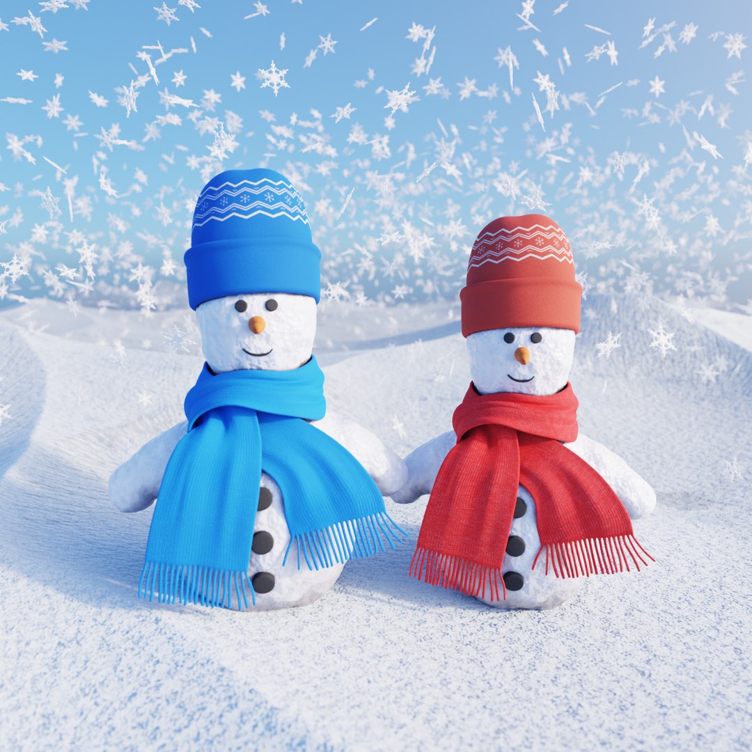 Winter Scene 3D Model - TurboSquid 1655083