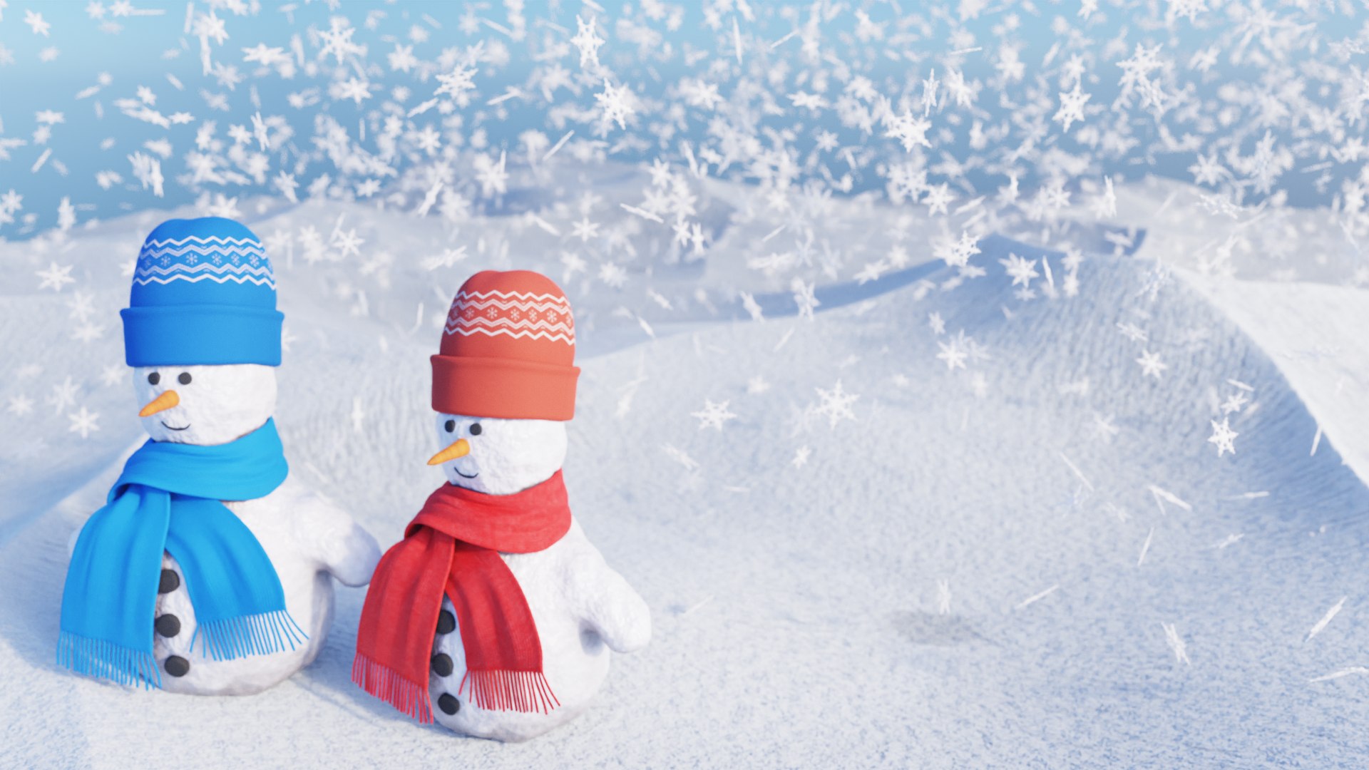 Winter Scene 3D Model - TurboSquid 1655083