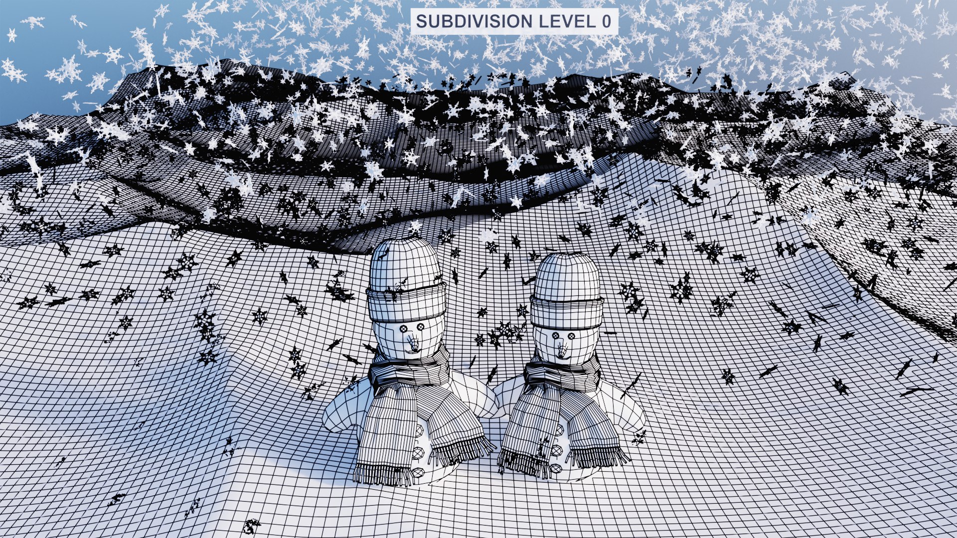 Winter Scene 3D Model - TurboSquid 1655083
