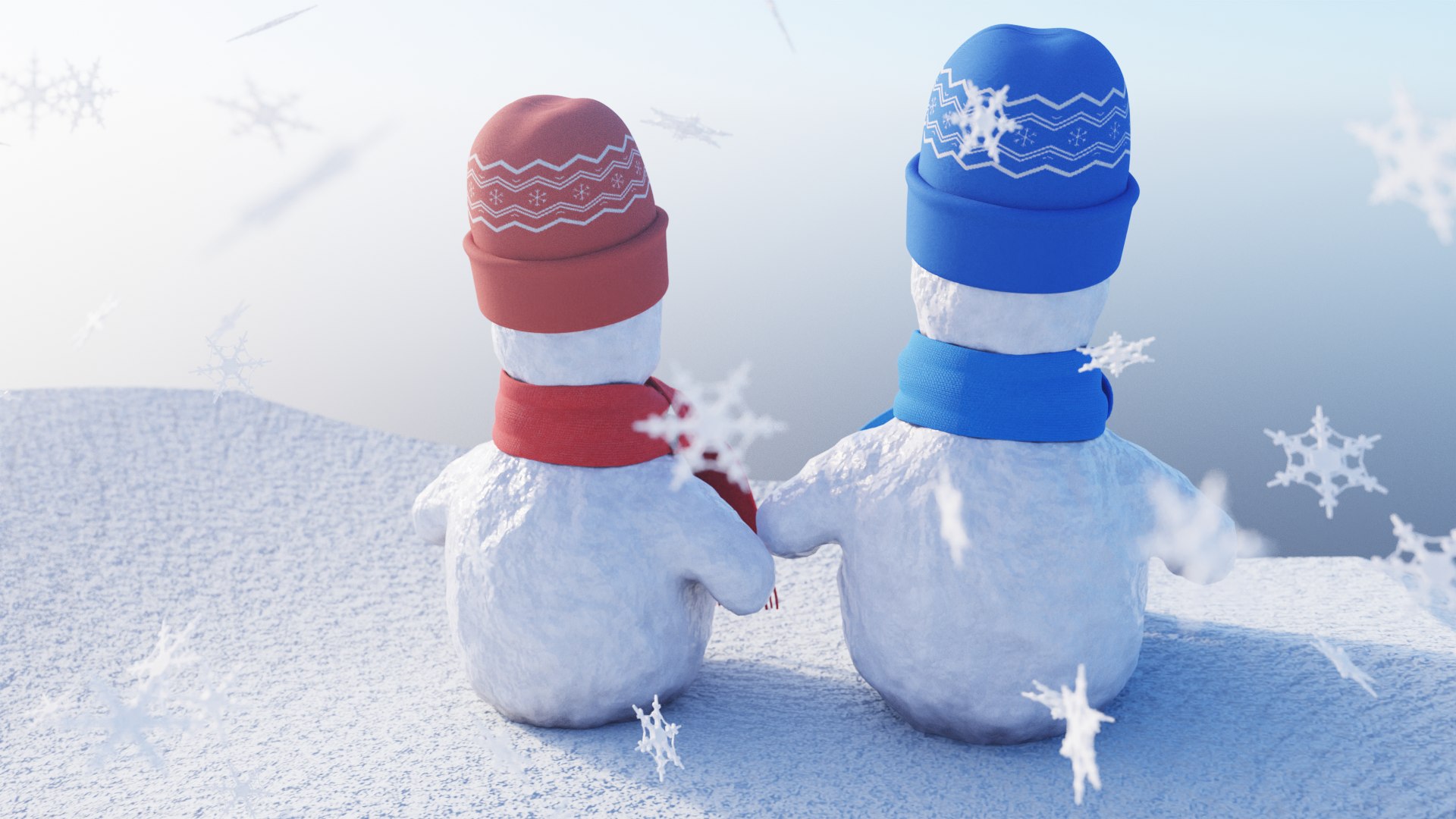 Winter Scene 3D Model - TurboSquid 1655083
