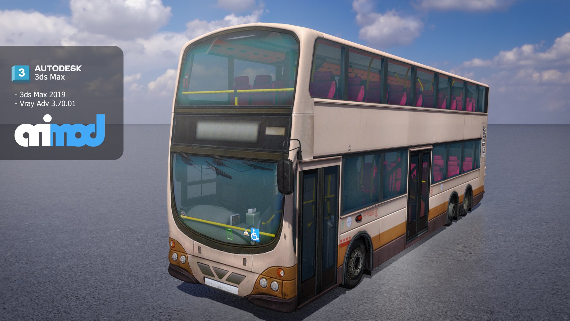 Hk Doubledeck 001 Model - TurboSquid 2283268