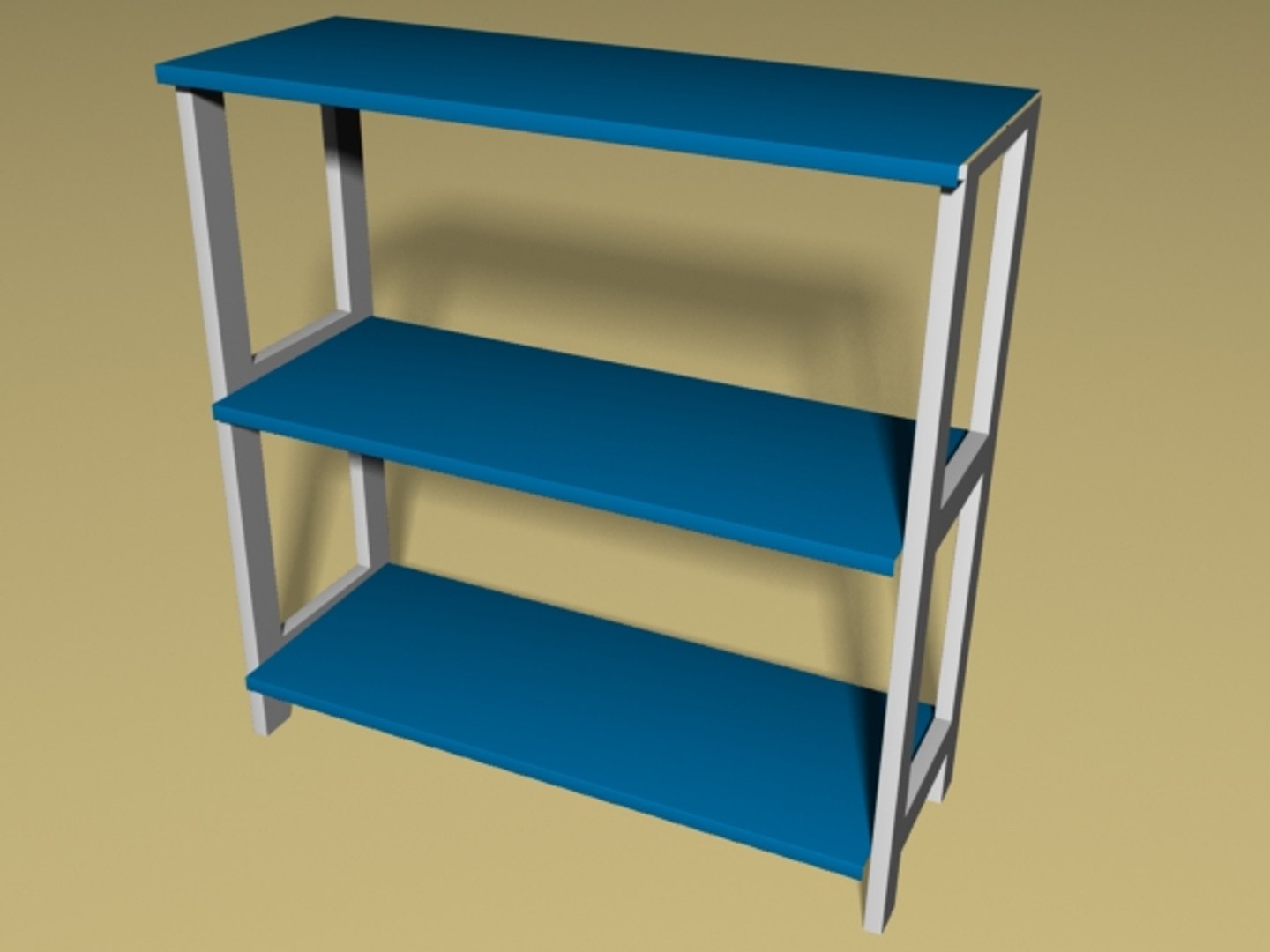 3d Model Of Simple Shelf Stand