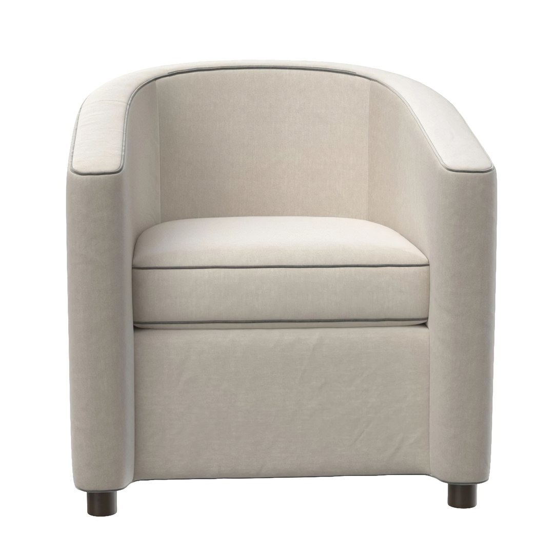 3D Cloe Lounge Chair S-7418-01 Model - TurboSquid 1961550