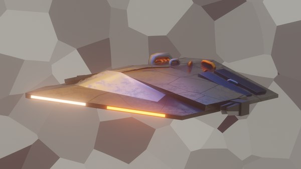 3D simple spaceship - TurboSquid 1704967