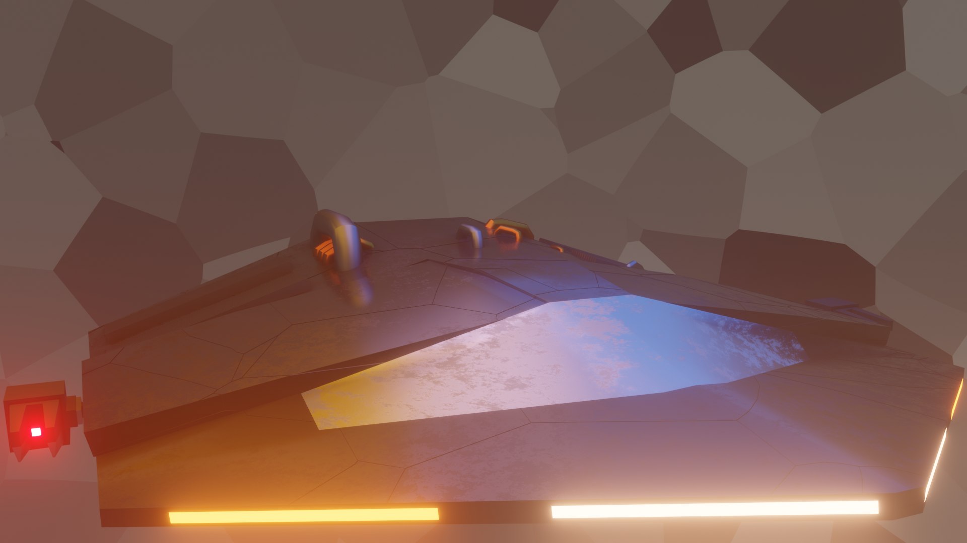 3D simple spaceship - TurboSquid 1704967