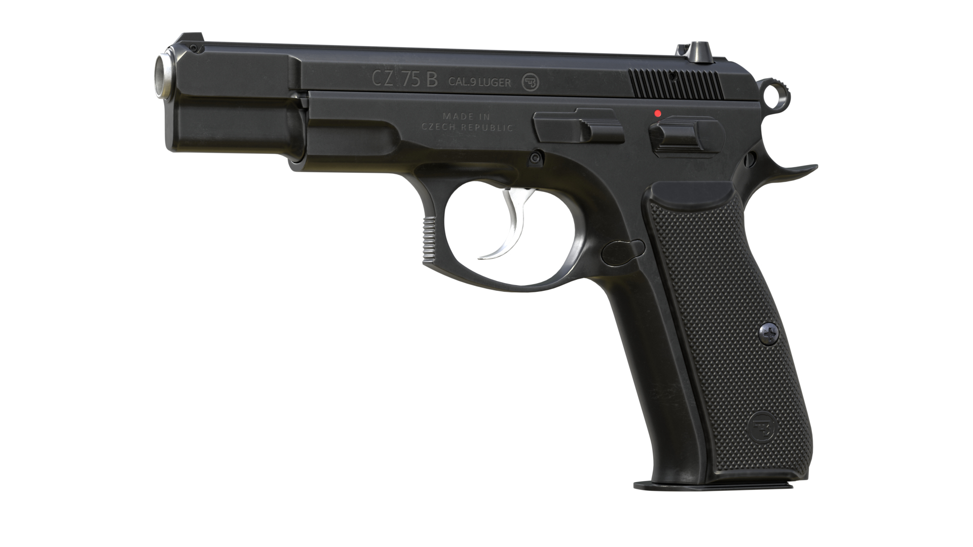 3D CZ 75 Black Model - TurboSquid 1959689