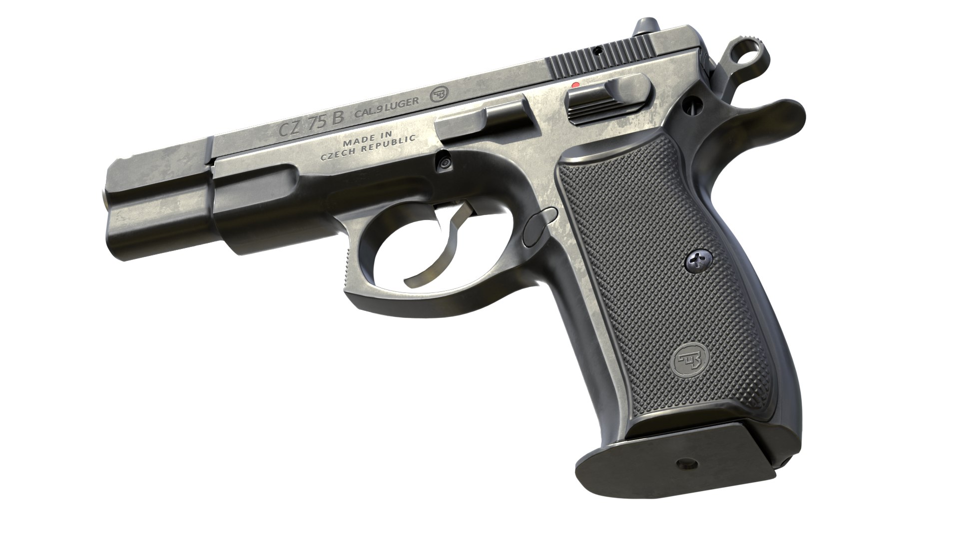 3D CZ 75 Black Model - TurboSquid 1959689