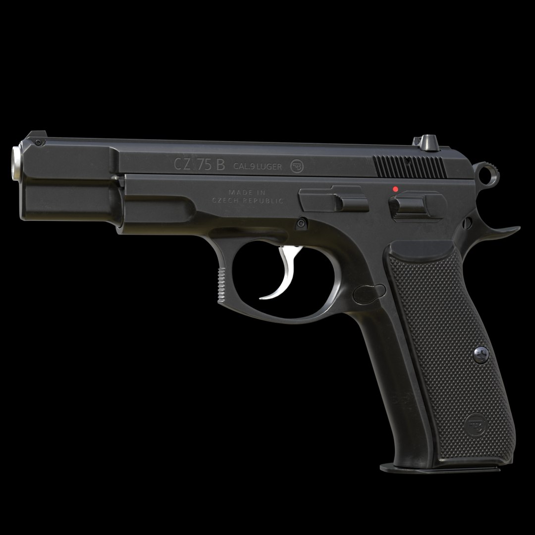 3D CZ 75 Black model - TurboSquid 1959689