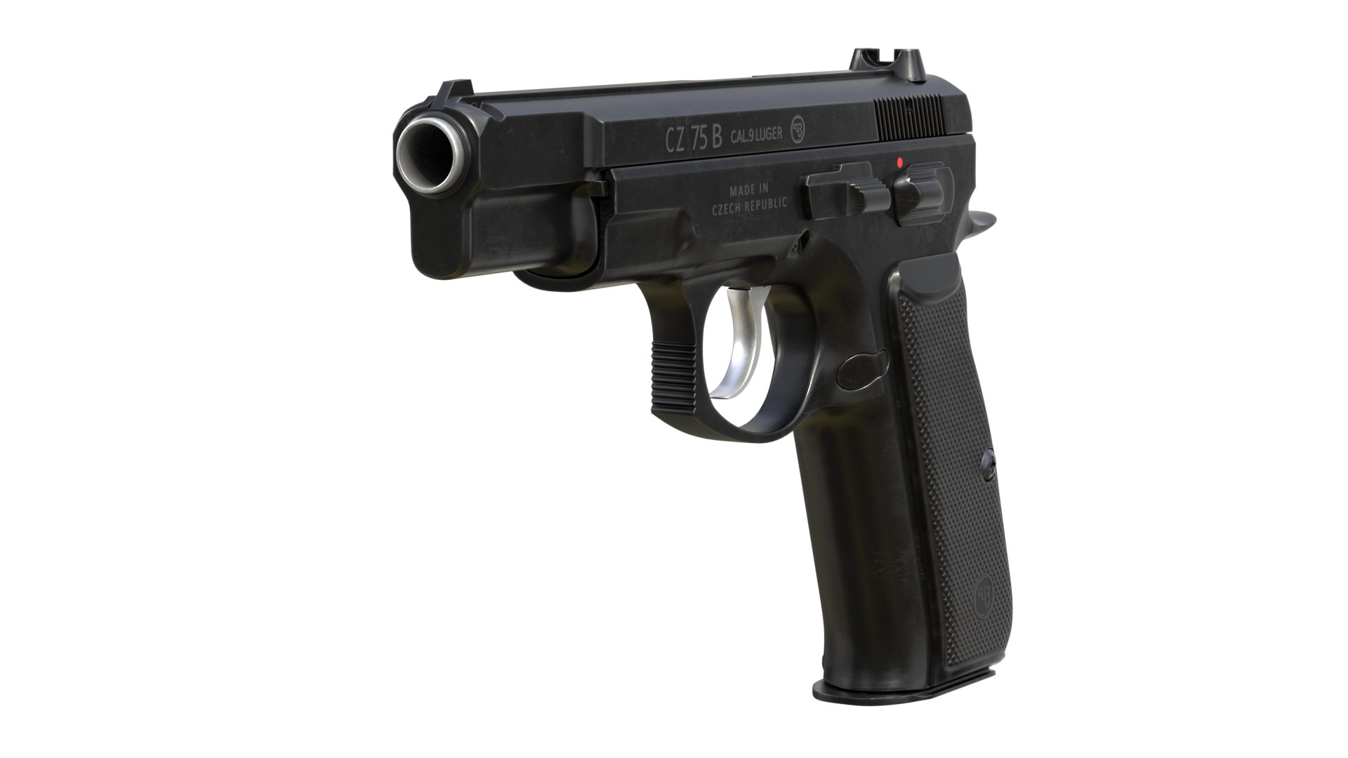 3D CZ 75 Black Model - TurboSquid 1959689