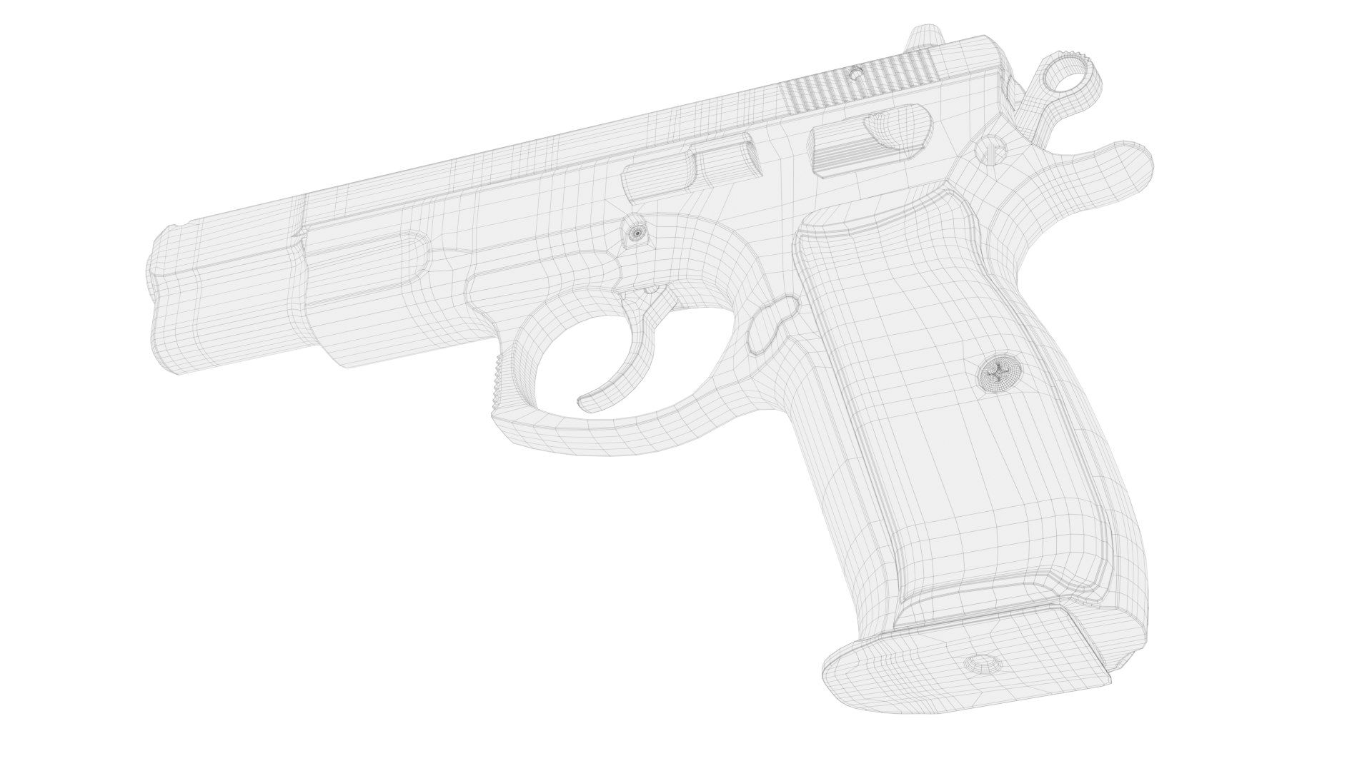 3D CZ 75 Black model - TurboSquid 1959689
