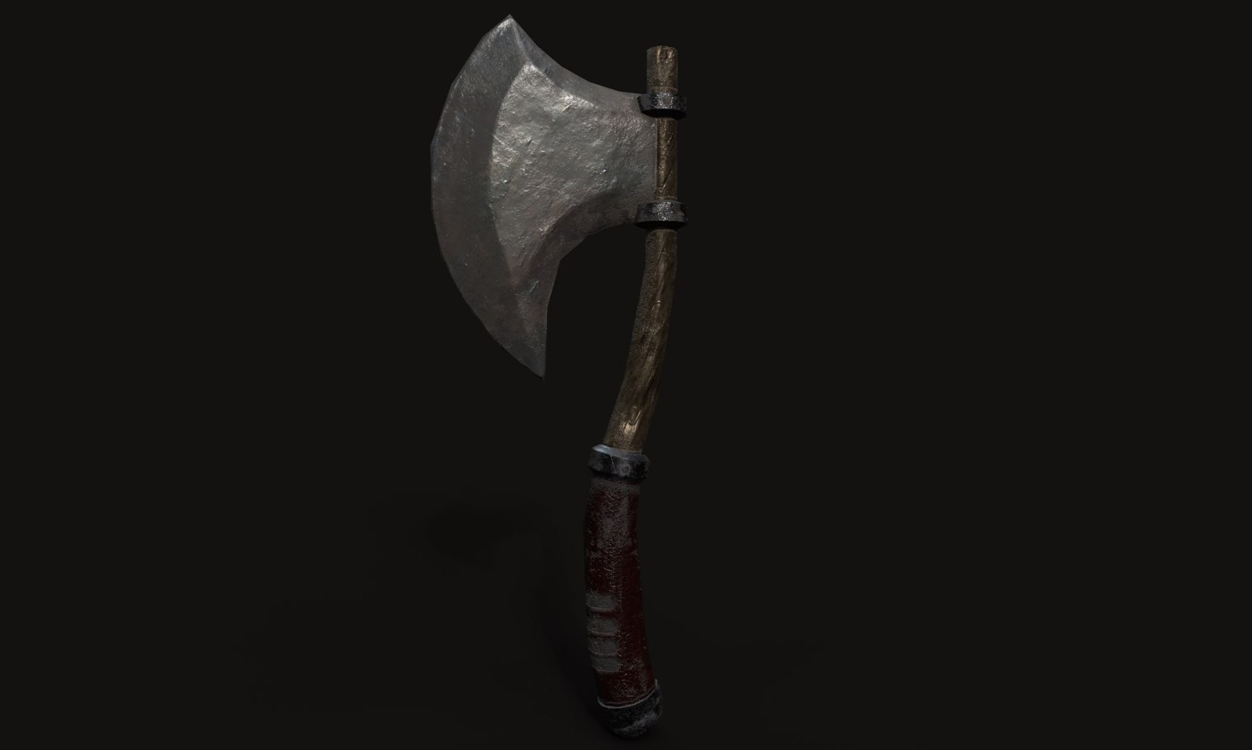 Game Axe Model - TurboSquid 2157884