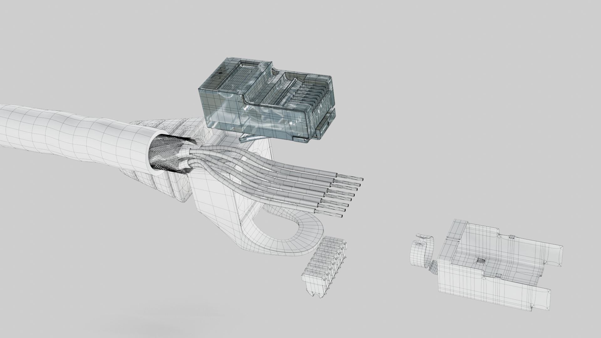 Plug Cable 3D Model - TurboSquid 1842119