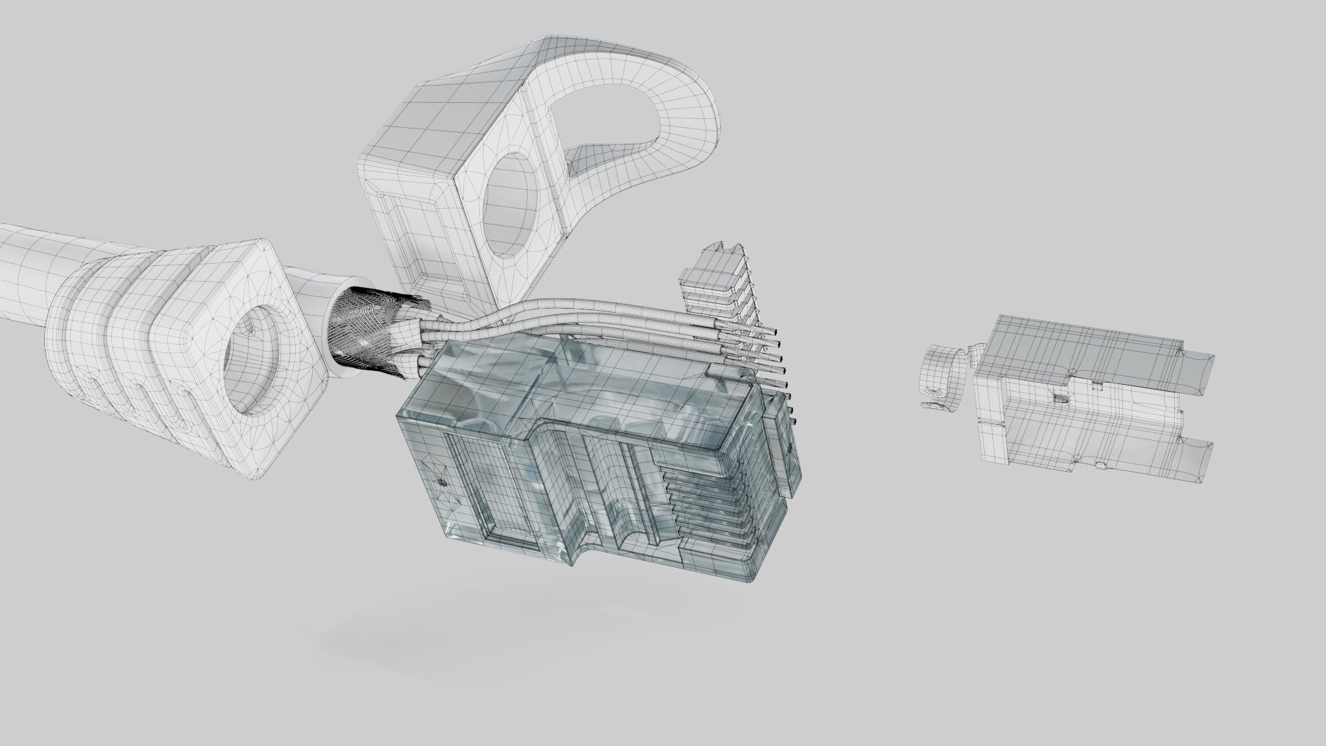 Plug Cable 3D Model - TurboSquid 1842119