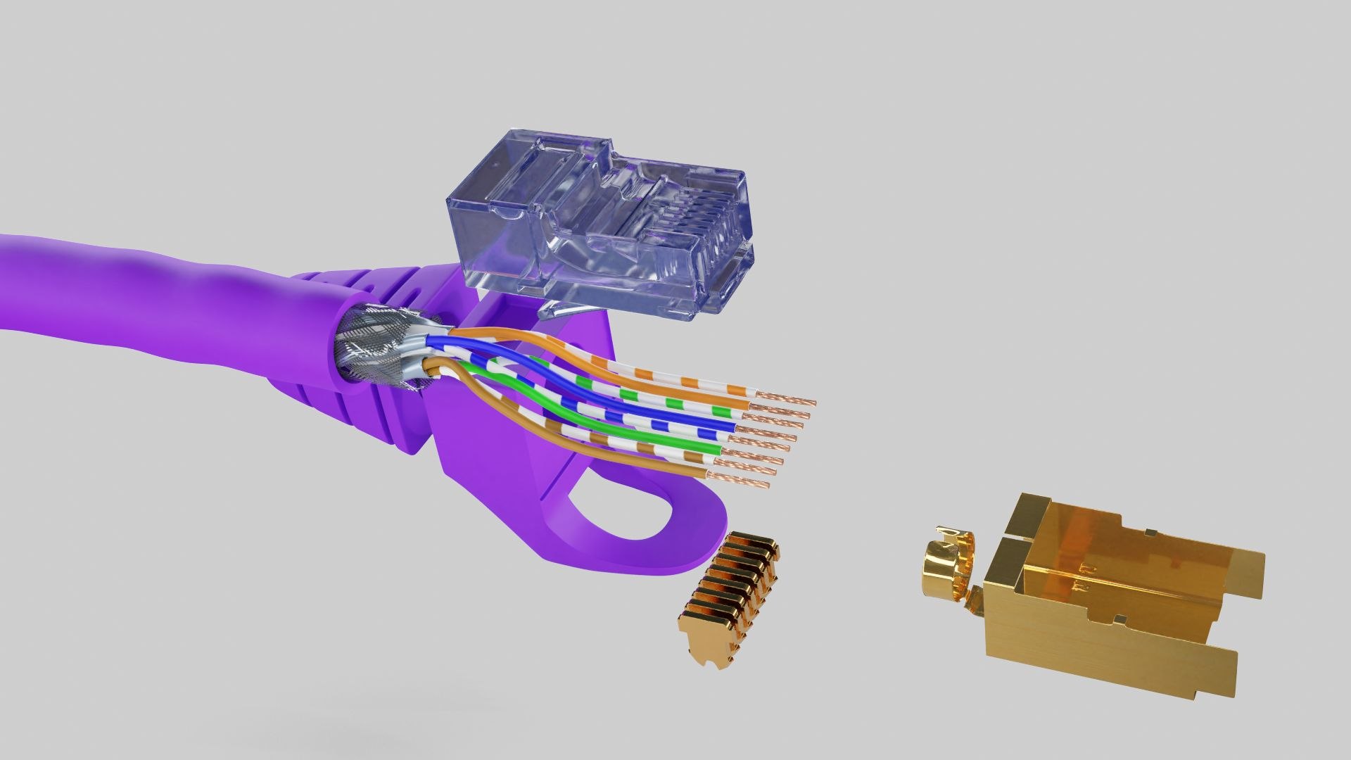 Plug Cable 3D Model - TurboSquid 1842119