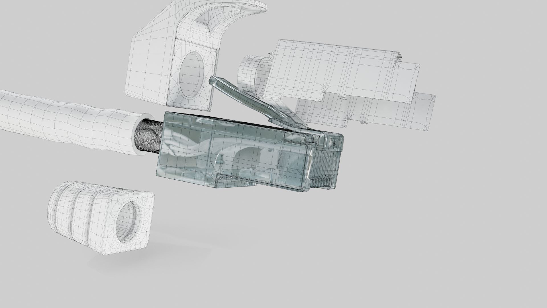 Plug Cable 3D Model - TurboSquid 1842119