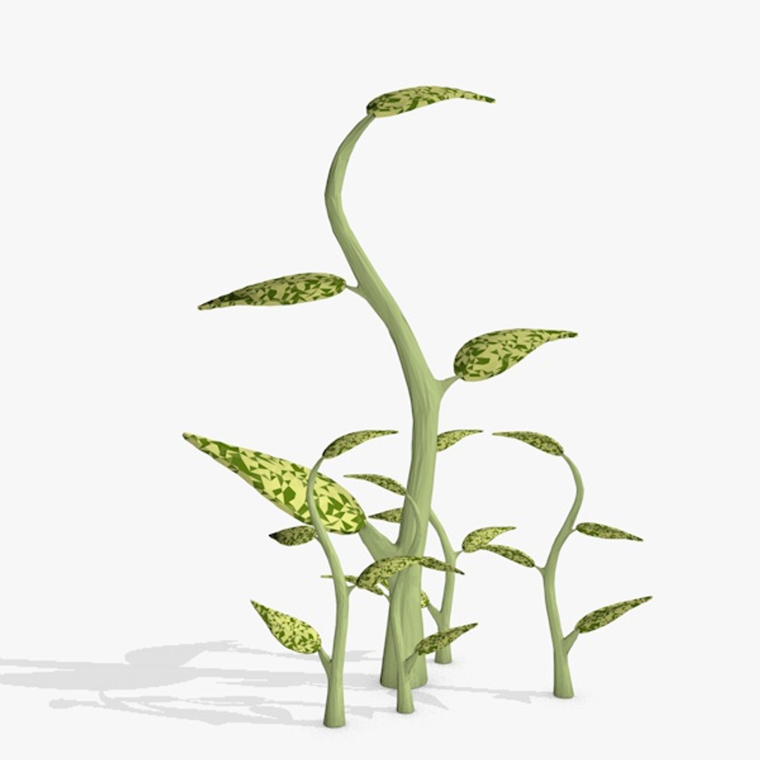3d model plant