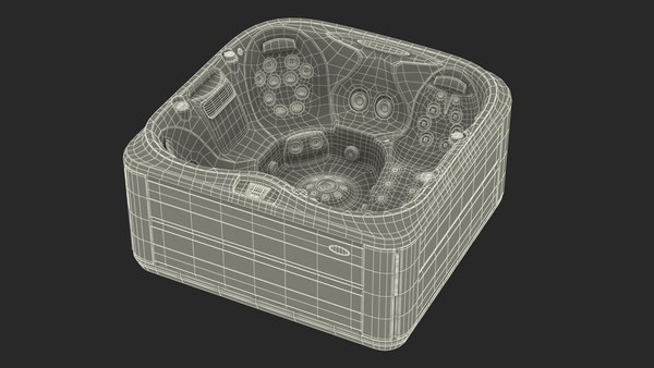 modelo 3d Jacuzzi J475 Spa Hot Tub Platinum - TurboSquid 1726012