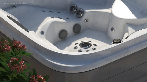 Jacuzzi J475 Spa Hot Tub Platinum3D模型 - TurboSquid 1726012