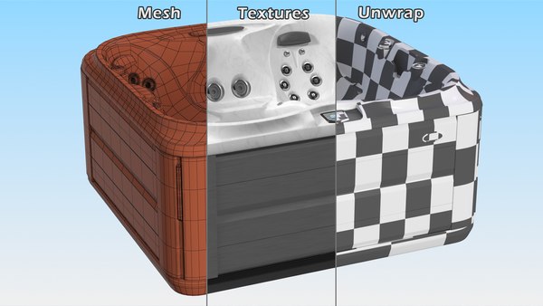 modèle 3D de Jacuzzi J475 Spa Spa Platine - TurboSquid 1726012