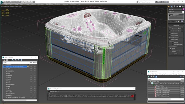 modelo 3d Jacuzzi J475 Spa Hot Tub Platinum - TurboSquid 1726012