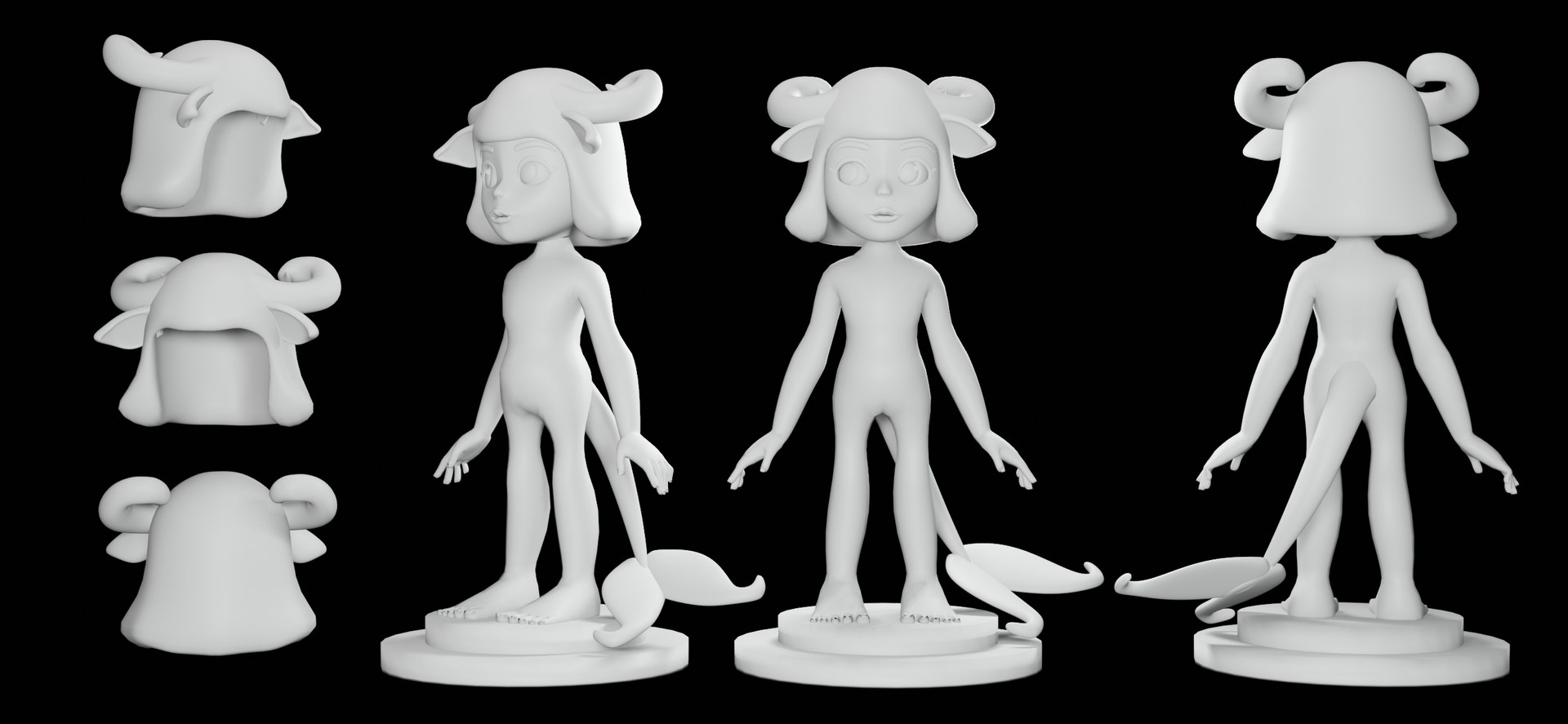 3D Capricorn Character Design - TurboSquid 1949935