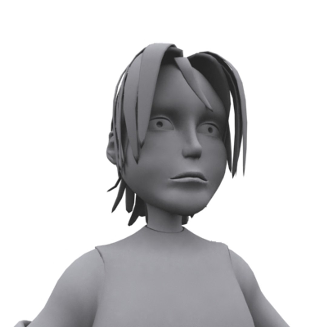 cartoon character 3d 3ds