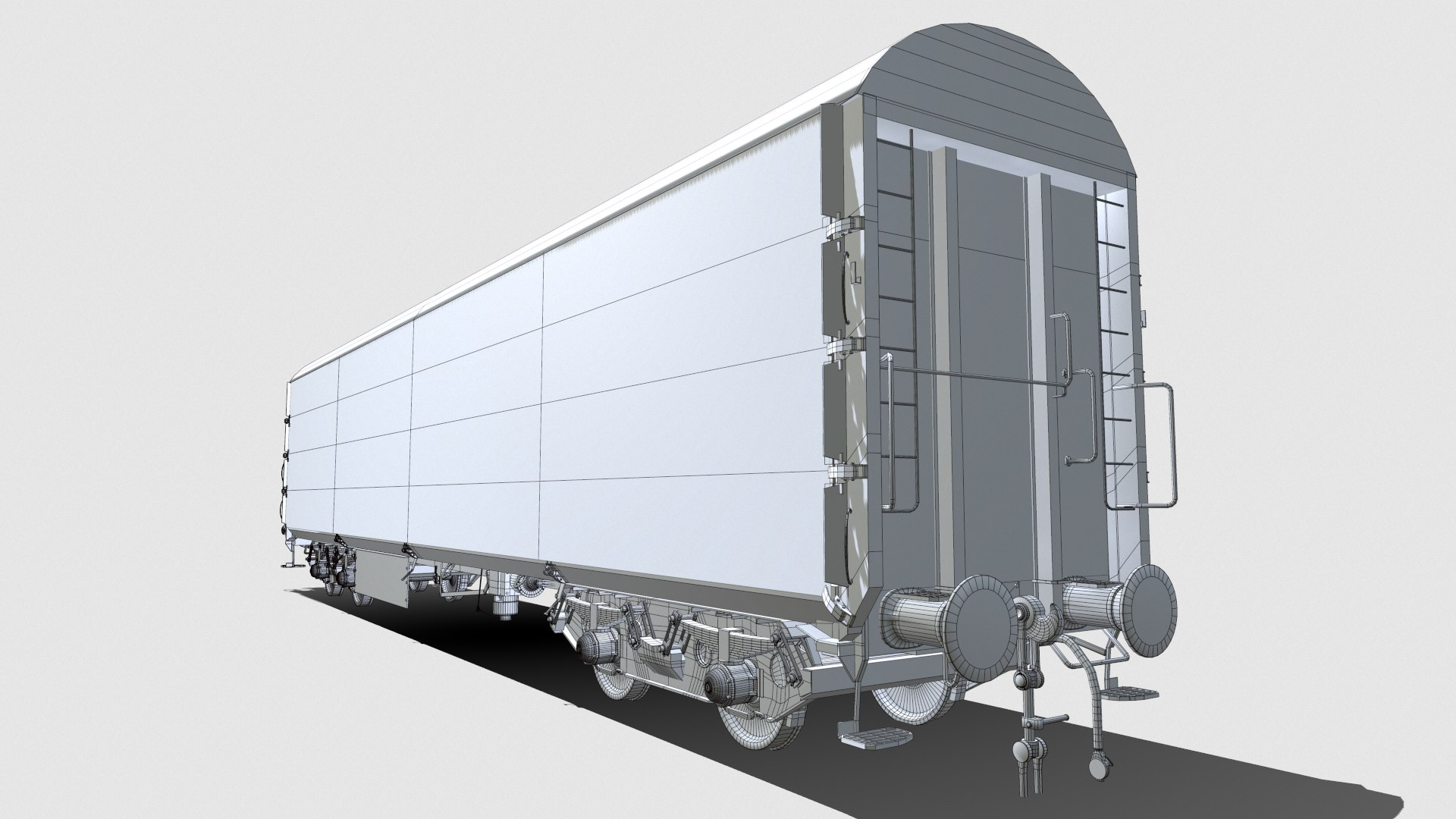 Freight Car Model - TurboSquid 1933380