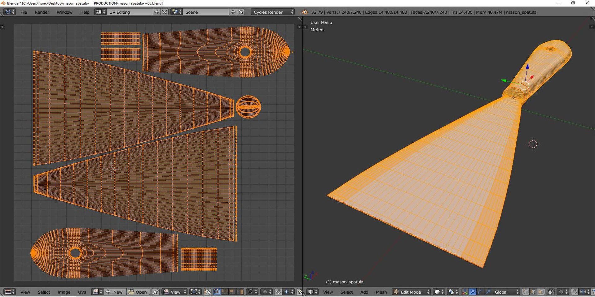 3D Mason Spatula - TurboSquid 1658354