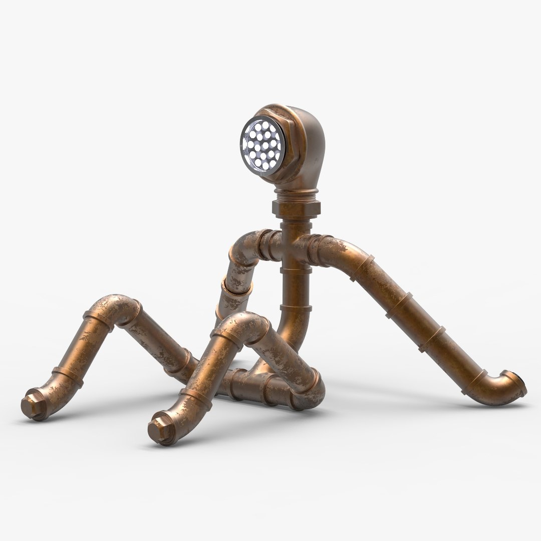 3D funny pipeman character - TurboSquid 1266058
