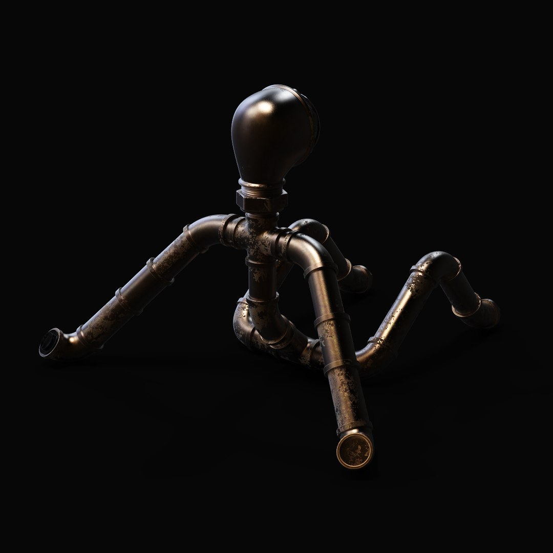 3D funny pipeman character - TurboSquid 1266058