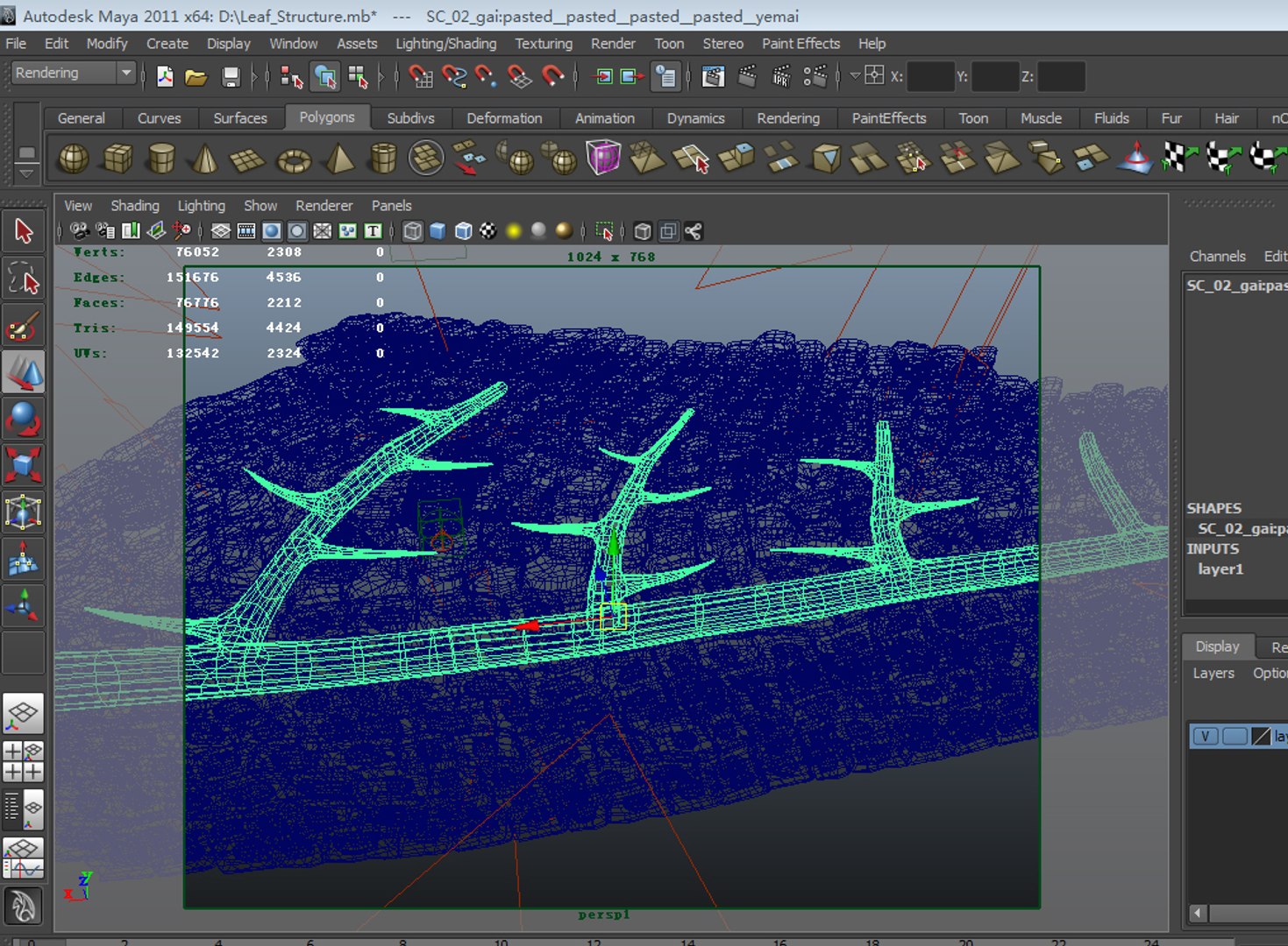 Mesophyll Cells Plant 3d Model