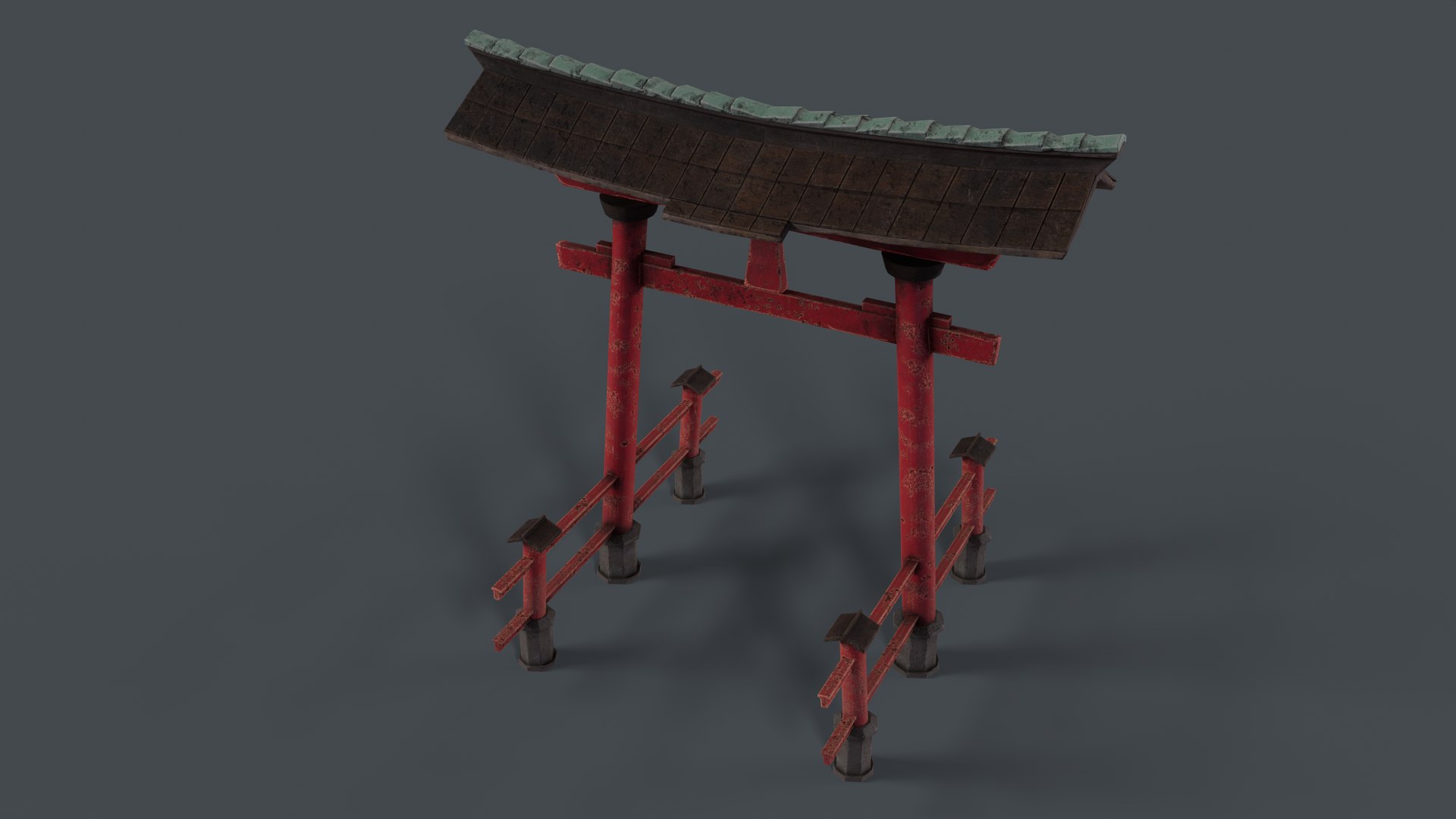 3D Japanese Torii Model - TurboSquid 2059911
