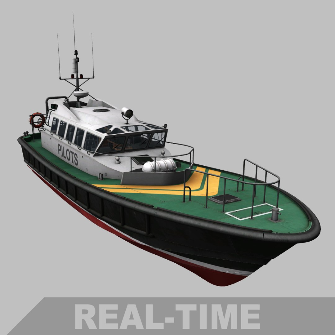 3D Interceptor 48 Pilot Boat - TurboSquid 1246268