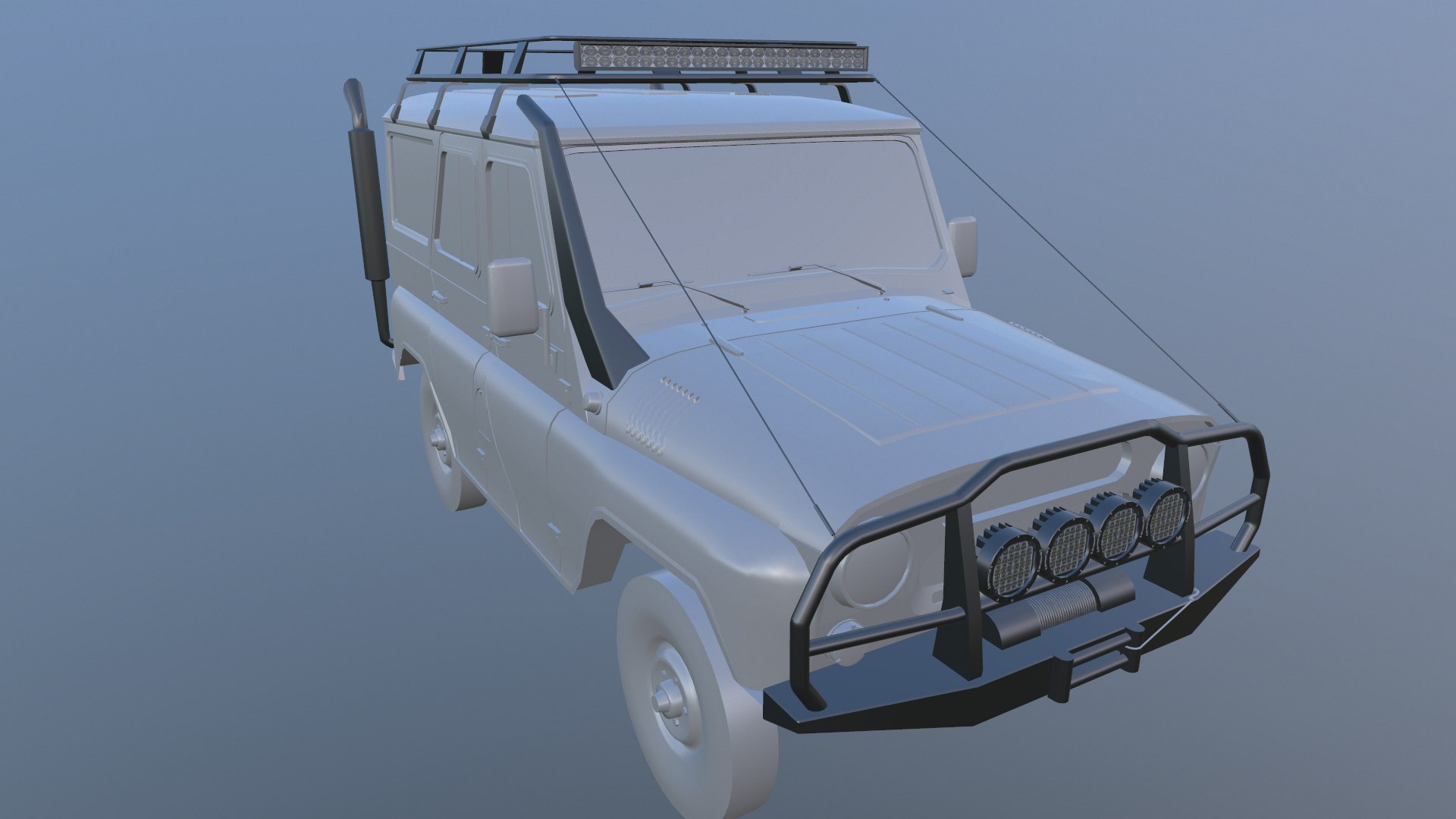 3D Offroad Kit Car - TurboSquid 1354029