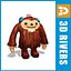 Quatchi Mascot Vancouver Olympic 3d Model