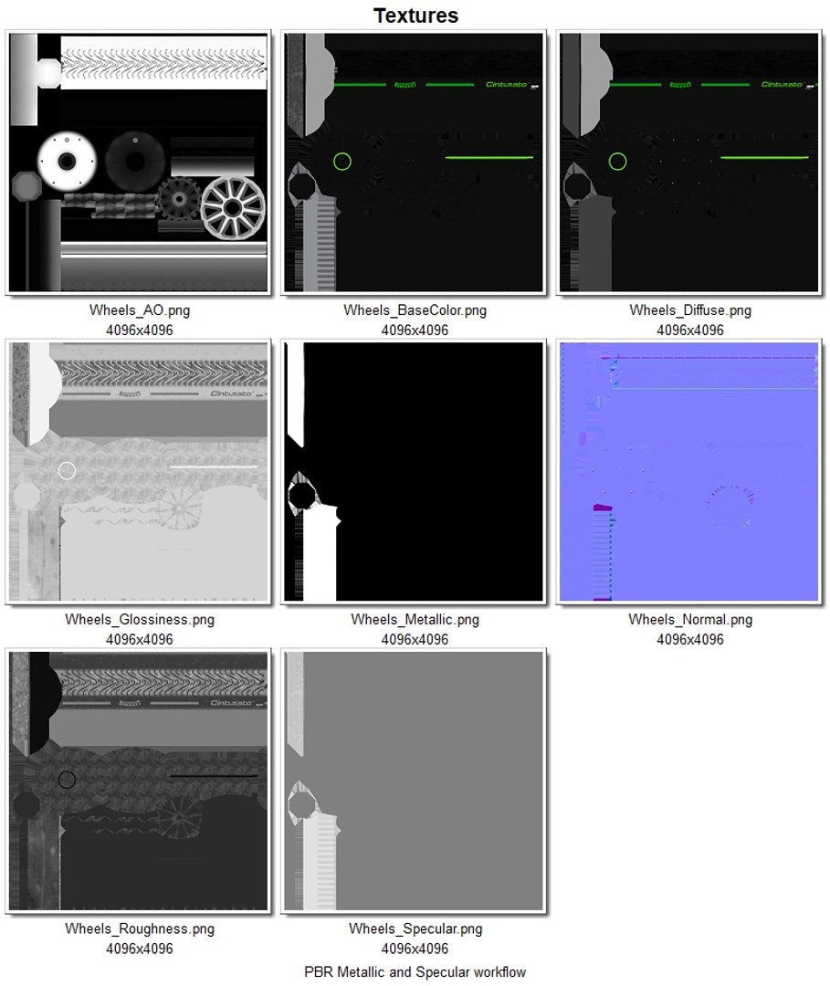 Formula 1 Pirelli Cinturato intermediate Wheels F1 Season 2023 3D model ...