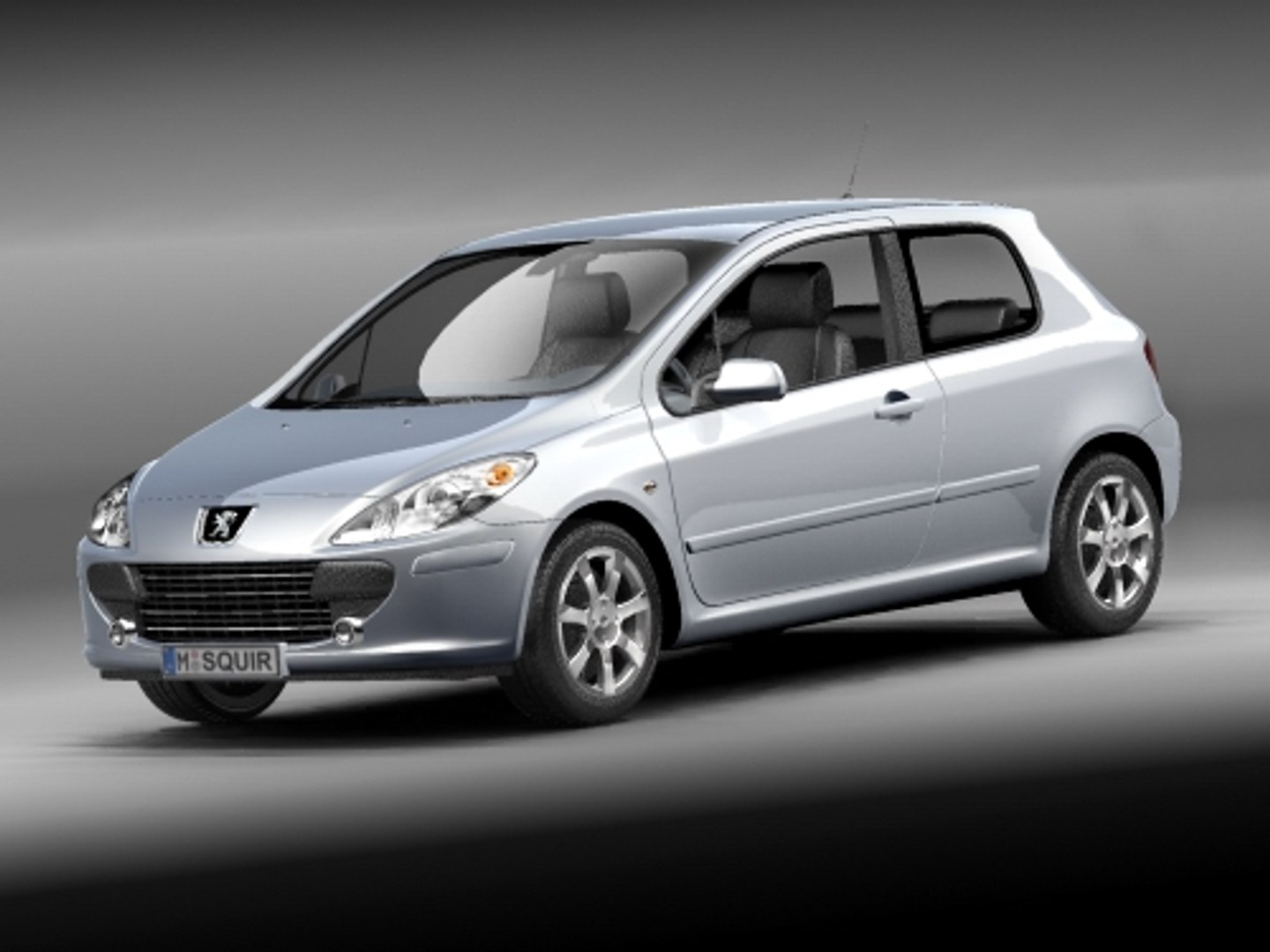 3d Model Peugeot 307 3door