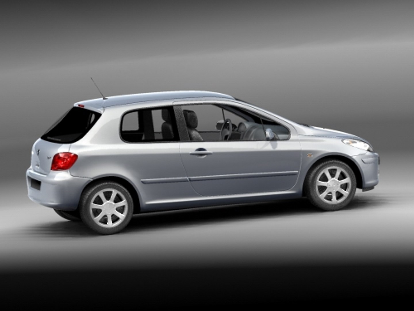 3d Model Peugeot 307 3door